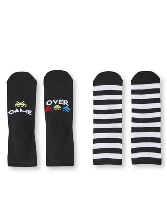 Boys' 2PK Game Over Crew Sock - Walmart.ca