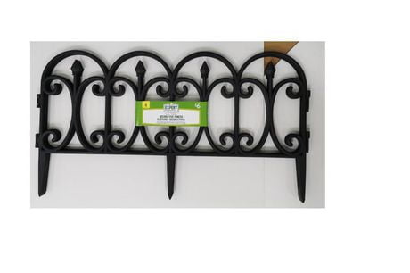Click here for Expert Gardener Deco Wire Look Fence Black 23.6 In prices