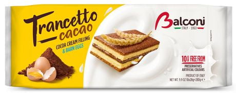 Balconi Trancetto Cacao Snack Sponge Cakes | Walmart Canada