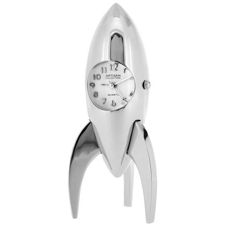 Sci-fi Retro Rocket Collectible Desktop Mini Clock | Walmart Canada