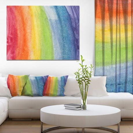Click here for Pyrex Design Art Flowing Rainbow Colors Canvas Pri... prices