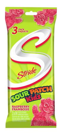 Stride Sour Patch Kids Raspberry Gum | Walmart Canada