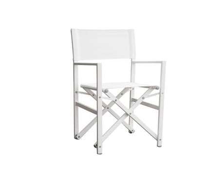 Vivere White Aluminum Folding Studio Chair with white Frame - Walmart.ca