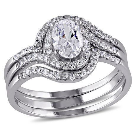 Click here for Miabella 1.88 Carat T. G.W. Cubic Zirconia Sterlin... prices