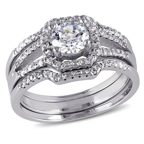Click here for Miabella 2.20 Carat T. G.W. Cubic Zirconia Sterlin... prices