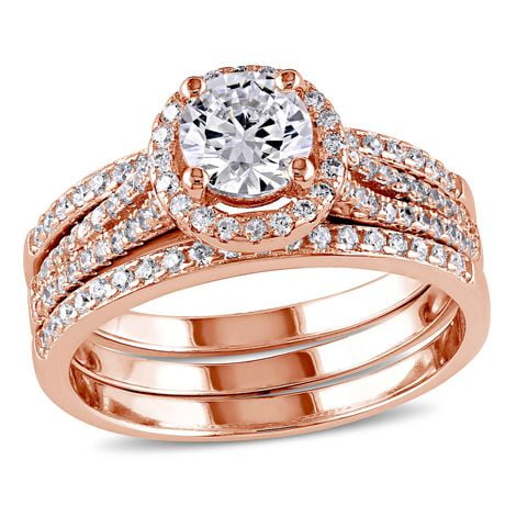 Click here for Miabella 2.40 Carat T. G.W. Cubic Zirconia Rose Rh... prices