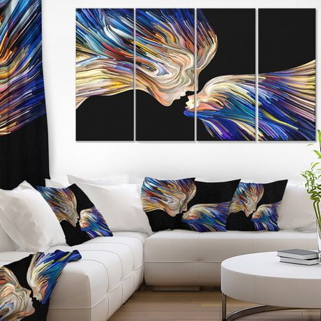 Click here for Design Art Metaphorical Mind Painting Canvas Print... prices