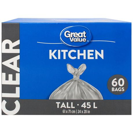 Great Value Tall Kitchen Garbage Bags - Walmart.ca