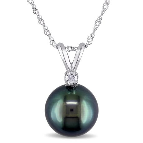 Click here for Asteria 8-9Mm Black Round Tahitian Cultured Pearl... prices