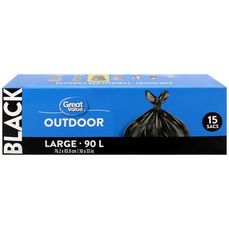 Great Value Large Outdoor Garbage Bags | Walmart Canada