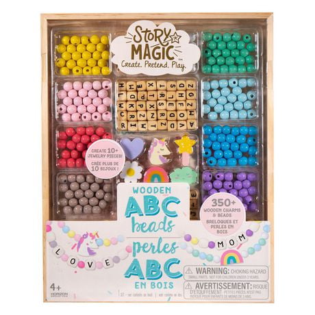 Wooden ABC Beads, Age: 4+ - Walmart.ca