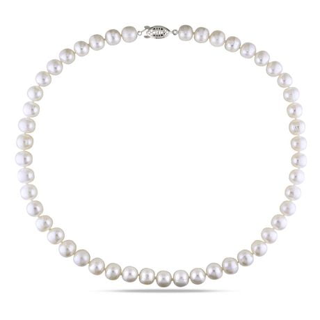 Click here for Miabella 9-10Mm White Round Freshwater Cultured Pe... prices