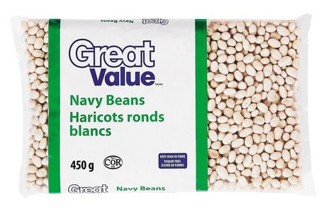 Great Value Navy Beans, 450 g - Walmart.ca