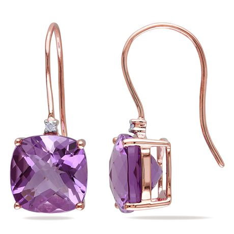 Click here for Tangelo 7 Carat T. G.W. Amethyst And Diamond-Accen... prices