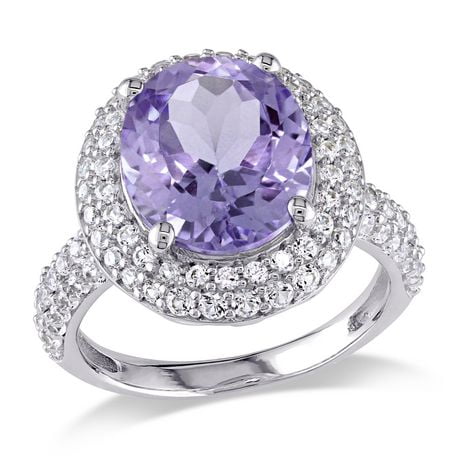 Click here for Tangelo 5.14 Carat T. G.W. Amethyst And Created Wh... prices