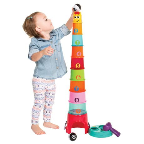 Infantino Bkids Shape Sorting Stack N' Nest Toy Buckets | Walmart Canada