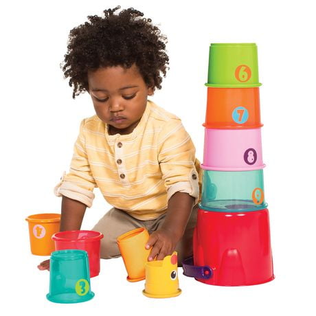 Infantino Bkids Shape Sorting Stack N' Nest Toy Buckets | Walmart Canada