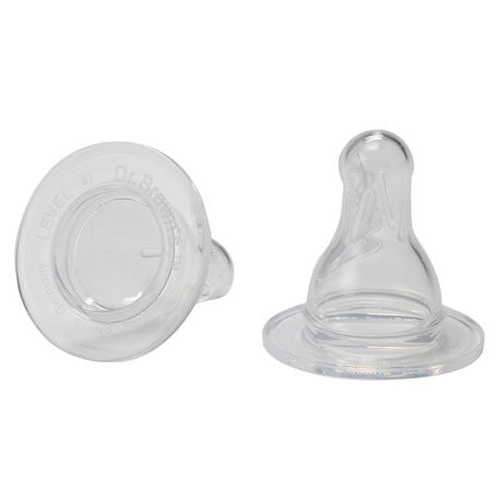 Click here for Dr. Browns Standard Silicone Nipple Level 4  2-Pac... prices