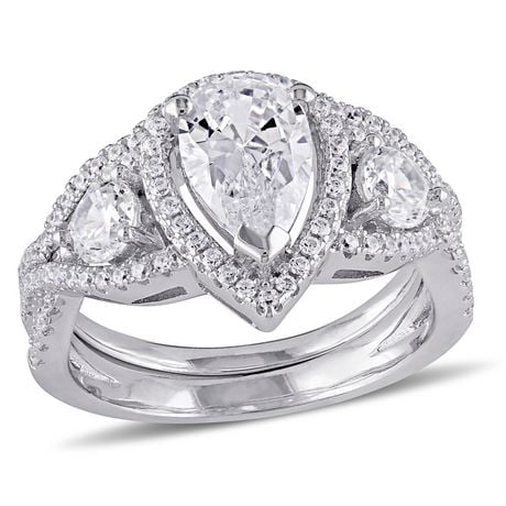 Click here for Miabella 3.88 Carat T. G.W. Cubic Zirconia Sterlin... prices