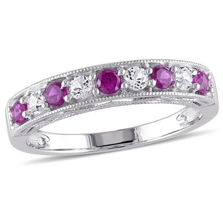 Click here for Tangelo 0.88 Carat T. G.W. Created Ruby And Create... prices