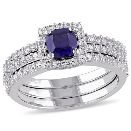 Click here for Tangelo 1.50 Carat T. G.W. Created Blue And White... prices