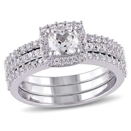 Click here for Miabella 1.50 Carat T. G.W. Created White Sapphire... prices