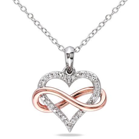 Click here for Miabella 0.10 Carat T. W Diamond Two-Tone Sterling... prices