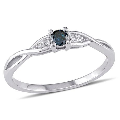 Click here for Asteria 0.14 Carat T. W. Blue And White Diamond 10... prices