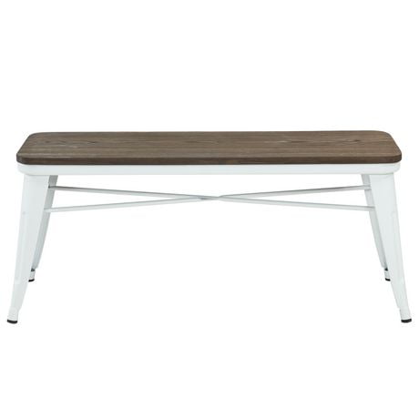 Click here for Worldwide Homefurnishings Inc Industrial Bench Whi... prices