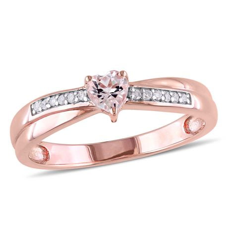 Click here for Tangelo 0.25 Carat T. G.W. Morganite And Diamond-A... prices