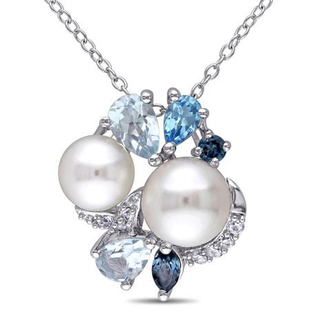 Click here for Tangelo White Cultured Freshwater Pearl And 1.75 C... prices