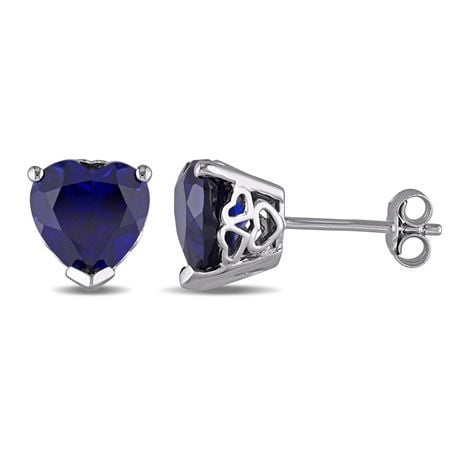 Click here for Tangelo 4.50 Carat T. G.W. Created Blue Sapphire S... prices
