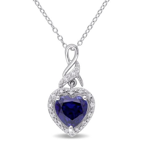 Click here for Tangelo 2.25 Carat T. G.W. Created Blue Sapphire A... prices