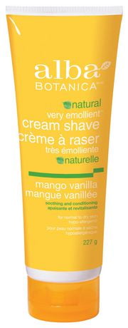 Alba Botanica Natural Mango Vanilla Very Emollilient Shave Cream ...