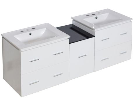 Click here for American Imaginations 61.5-In. W Vanity Set White... prices