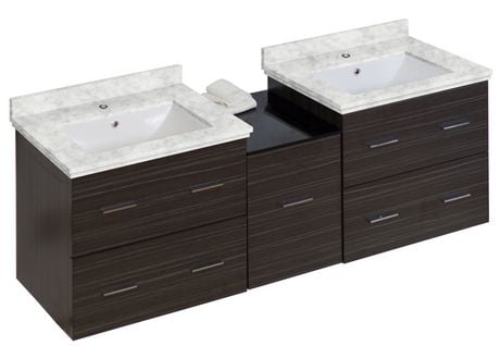 Click here for American Imaginations 61.5-In. W Vanity Set Grey G... prices