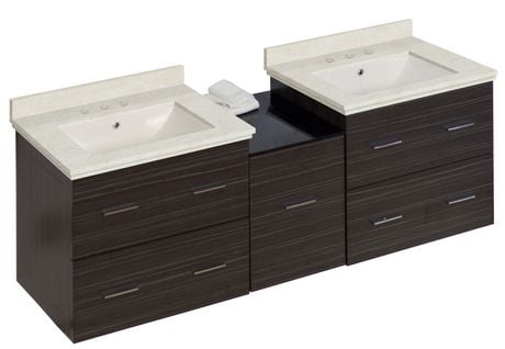 Click here for American Imaginations 61.5-In. W Vanity Set Grey G... prices