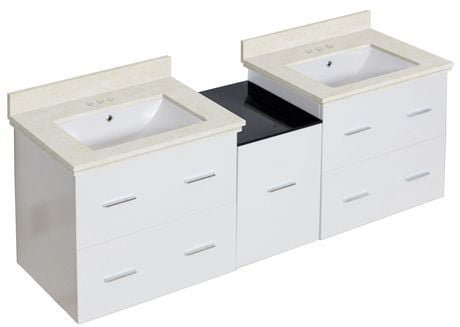 Click here for American Imaginations 61.5-In. W Vanity Set White... prices
