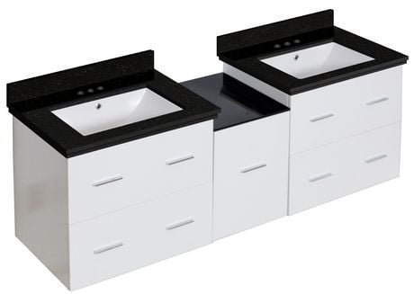 Click here for American Imaginations 61.5-In. W Vanity Set White... prices