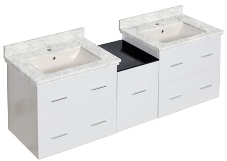 Click here for American Imaginations 61.5-In. W Vanity Set White... prices