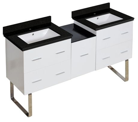 Click here for American Imaginations 61.5-In. W Vanity Set White... prices