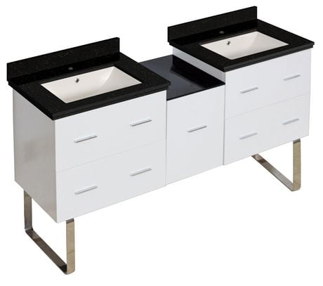 Click here for American Imaginations 61.5-In. W Vanity Set White... prices