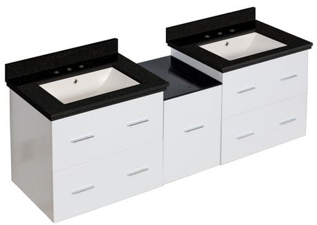 Click here for American Imaginations 61.5-In. W Vanity Set White... prices