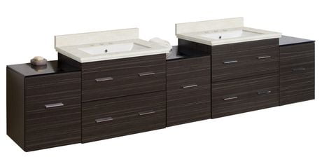 Click here for American Imaginations 88.5-In. W Vanity Set Grey G... prices
