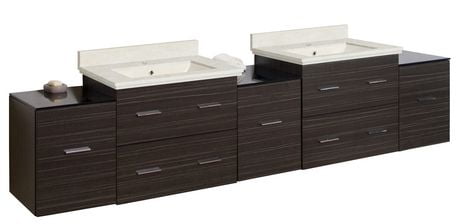 Click here for American Imaginations 88.5-In. W Vanity Set Grey G... prices