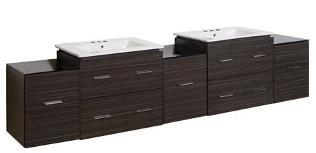 Click here for American Imaginations 88.5-In. W Vanity Set Grey G... prices