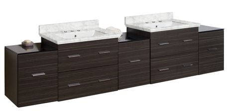 Click here for American Imaginations 88.5-In. W Vanity Set Grey G... prices
