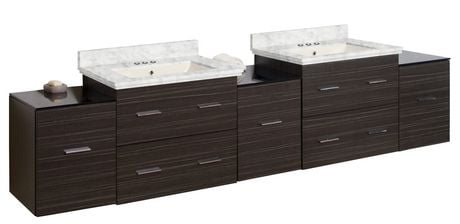 Click here for American Imaginations 88.5-In. W Vanity Set Grey G... prices