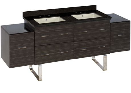 Click here for American Imaginations 75.5-In. W Vanity Set Grey G... prices