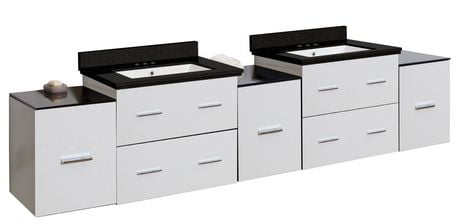 Click here for American Imaginations 88.5-In. W Vanity Set White... prices